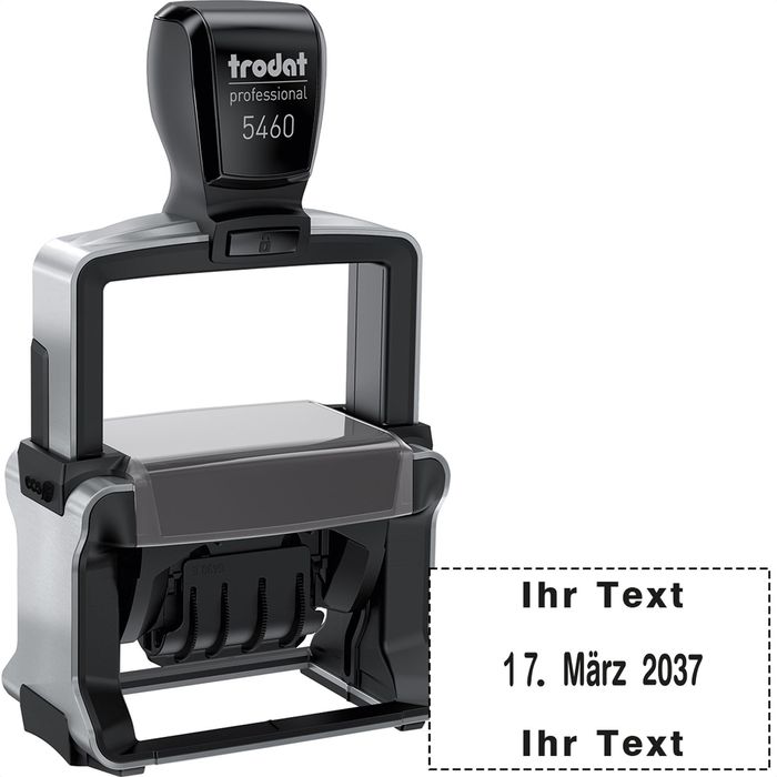 Trodat Professional 5460 Datumstempel Textplatte - Böttcher AG
