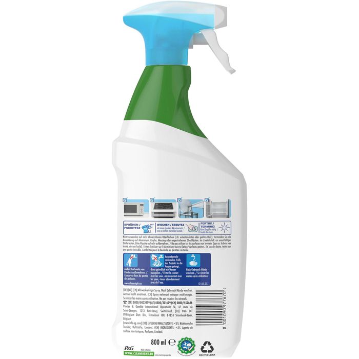 Meister-Proper Glasreiniger Sprühen-Wischen-Fertig, Spray, Rosmarin ...