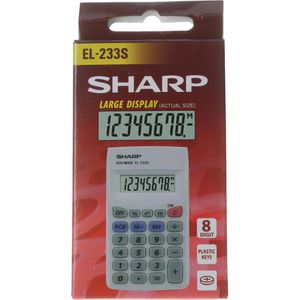 Sharp EL-233S Elsi Mate Taschenrechner mit Wurzel - Böttcher AG