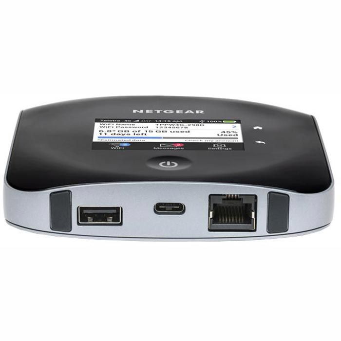 Netgear WLAN-Router Nighthawk M2 MR2100-100EUS LTE, 2000 MBit/s, mobiler 4G / LTE Hotspot ...