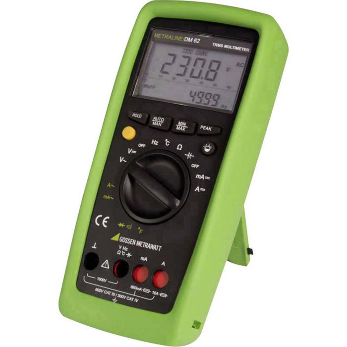 Gossen-Metrawatt Multimeter DM62 True RMS digital, 1000 V, 10 A, CAT IV ...