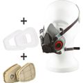 3M Atemschutzmaske Halbmaske 6223M Set, A2 P3, wiederverwendbar, mit ...