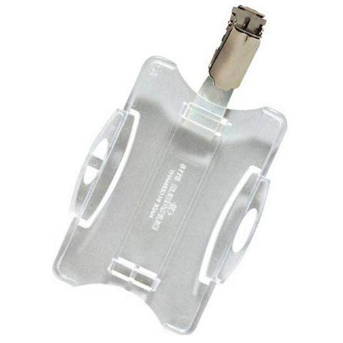 Durable Ausweishalter 8118-19, Hartplastik, Clip, Ausweishülle ...