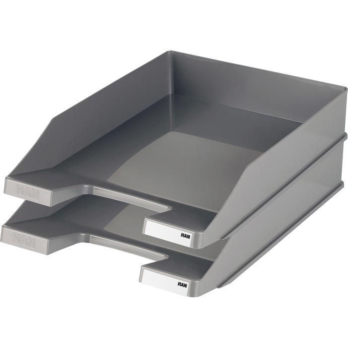 Han Briefablage 1027-x-191, Klassik, A4, dunkelgrau, Kunststoff ...