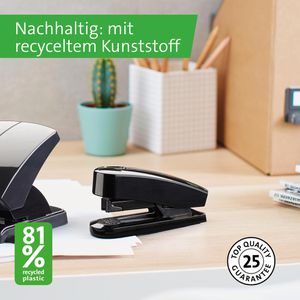 Novus Heftgerät B4 re+new, 020-1932, Heftleistung 40 Blatt, schwarz ...