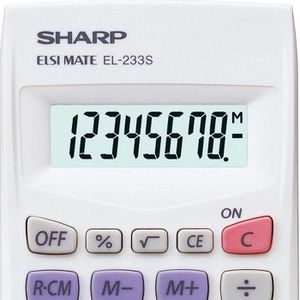 Sharp EL-233S Elsi Mate Taschenrechner mit Wurzel - Böttcher AG