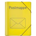 Stylex Postmappe A4, aus Karton, mit 3 Einschlagklappen und Gummizug ...