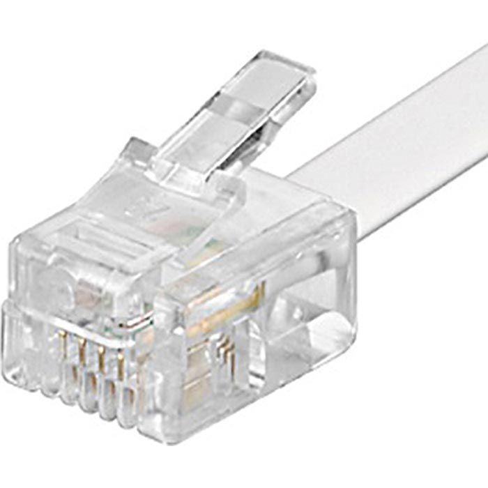 Goobay Telefonkabel 93067 Anschlusskabel, 3m, RJ11-Stecker / RJ11 ...