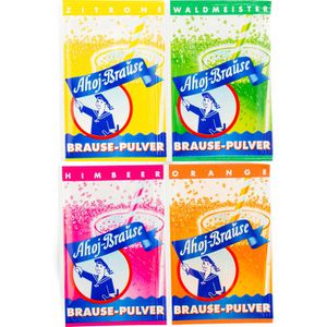Ahoj-Brause Brausepulver Beutel, Waldmeister, Zitrone, Orange ...