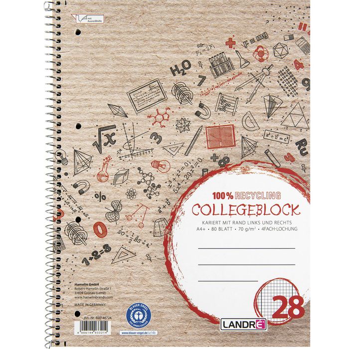 Collegeblock – günstig kaufen – Böttcher AG