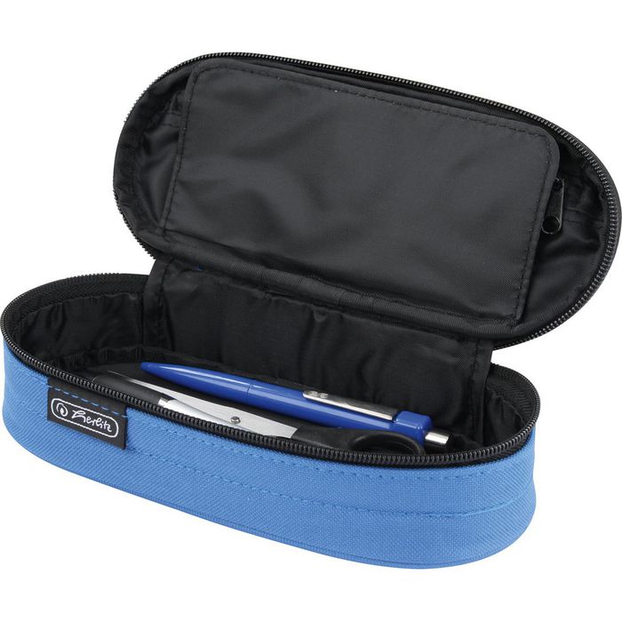 Herlitz Faulenzer Etui 11415916 blau aus Nylon - Böttcher AG