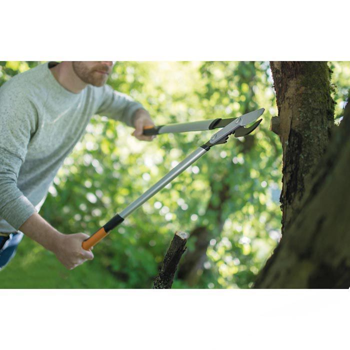 Fiskars Astschere PowerGear X Getriebeschere LX92S, Länge 57cm ...