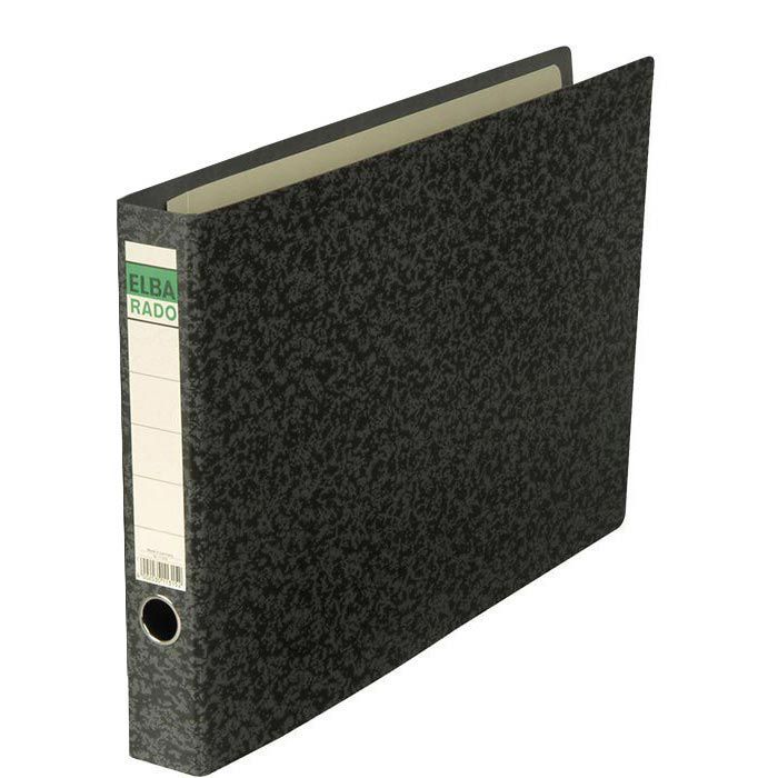 Elba 100202078 rado Ordner, A3 quer, schmal, Hartpappe, schwarz ...