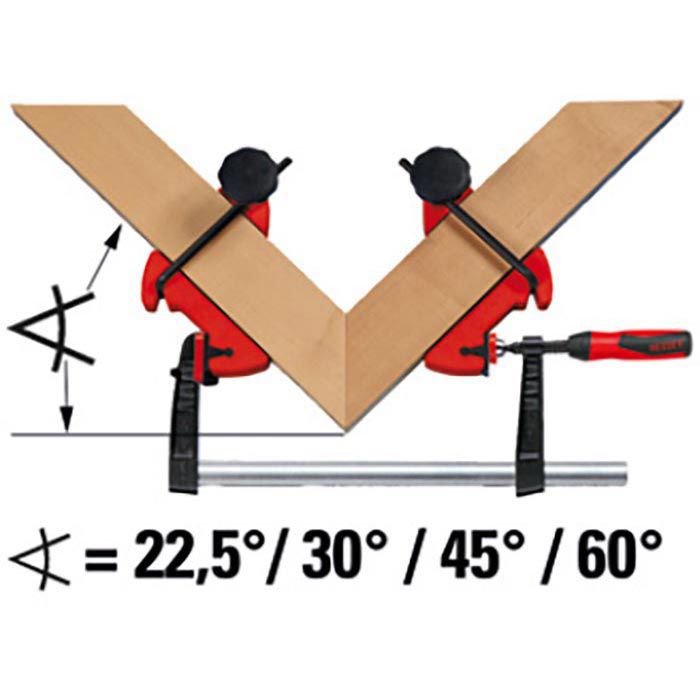 Bessey Winkelspanner Gehrungs-Spannsystem MCX, für Holz & Bessey ...
