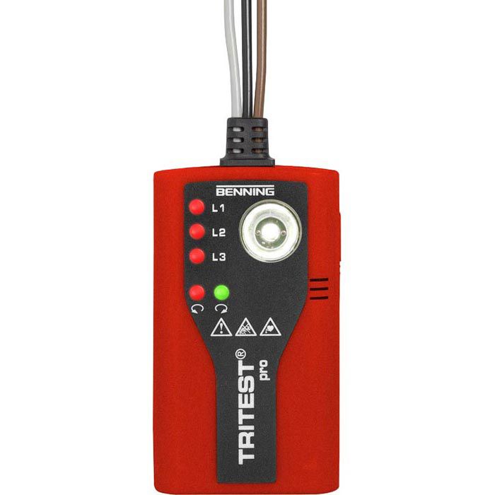 Benning Drehfeldmessgerät Tritest Pro, LED, 400 - 500 V, CAT III 300V ...