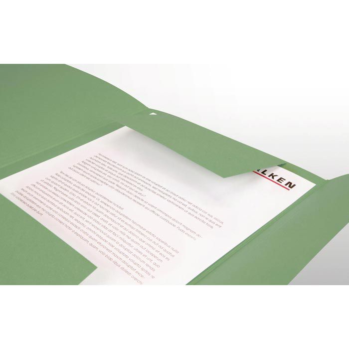 Falken 80004161 A4 Jurismappe Karton grün - Böttcher AG