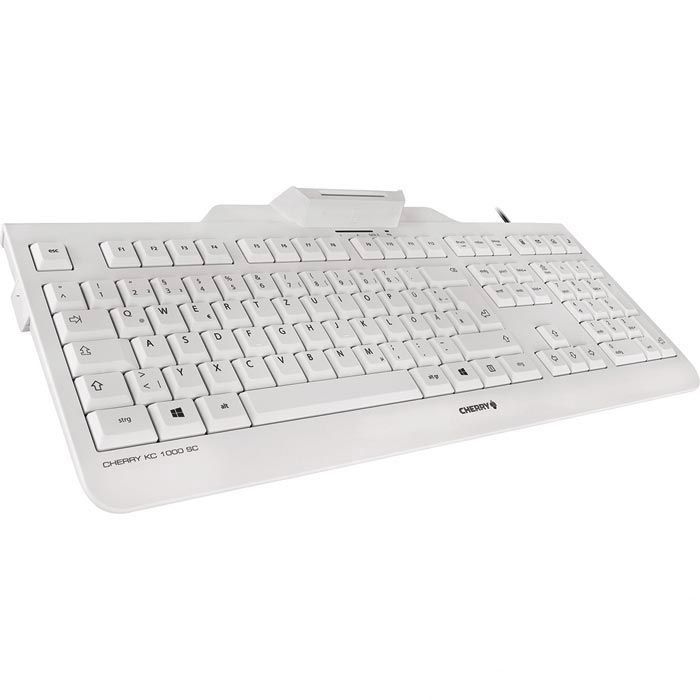 Cherry Tastatur KC 1000 SC, mit Chipkarten-Reader, lichtgrau, USB ...