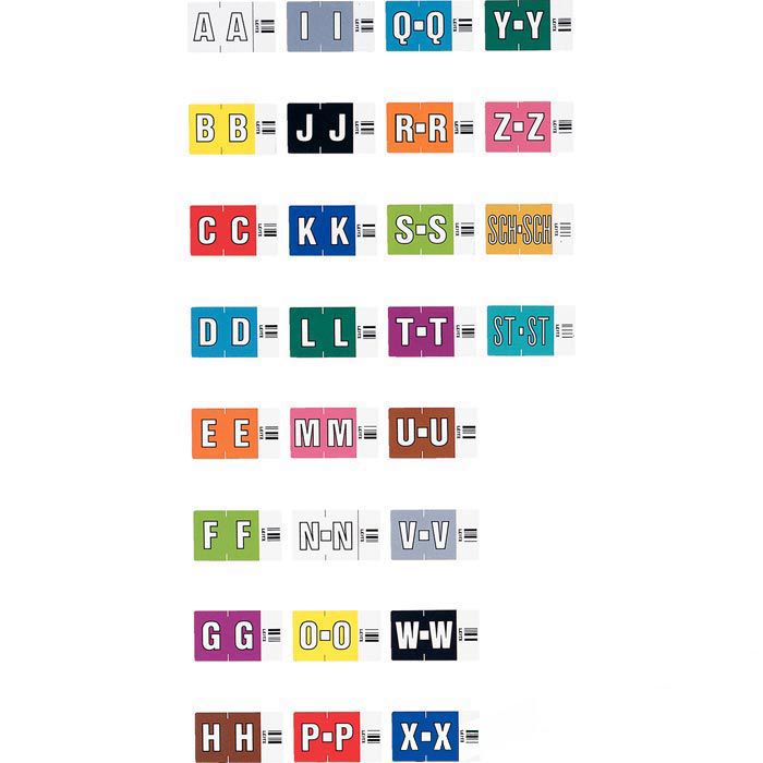 Leitz Orgacolor B 6611 Buchstabensignale - Böttcher AG