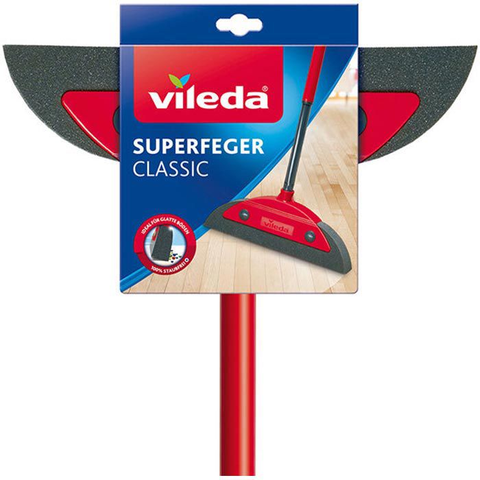 Vileda Kehrgarnitur Superfeger Classic 2in1 System, Kehrset mit Besen ...