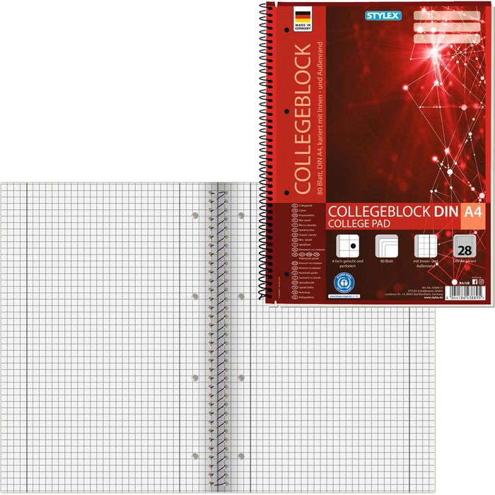Collegeblock Innen- und Außenrand – günstig kaufen – Böttcher AG