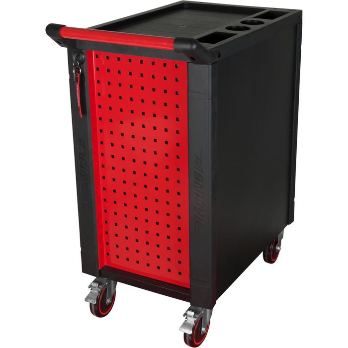 KS-Tools Werkzeugwagen RACINGline, 826.7598, 598-teilig, rot, 7 ...