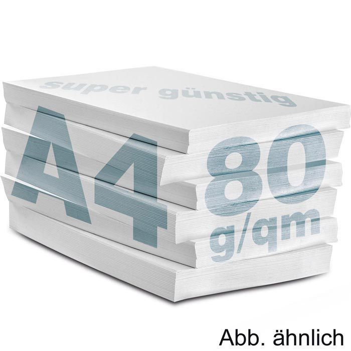 Igepa Kopierpapier Happy Office, A4, 80g/qm, weiß, 500 Blatt - Böttcher AG