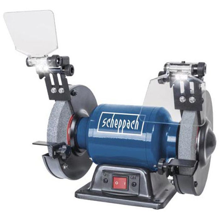 Scheppach Doppelschleifmaschine SM150L, 400 Watt, Grob- und ...