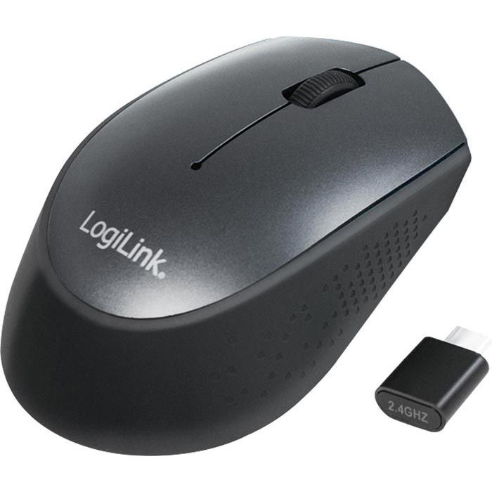 LogiLink Maus Mini ID0160 USB-C, mit optischem Sensor, schwarz ...