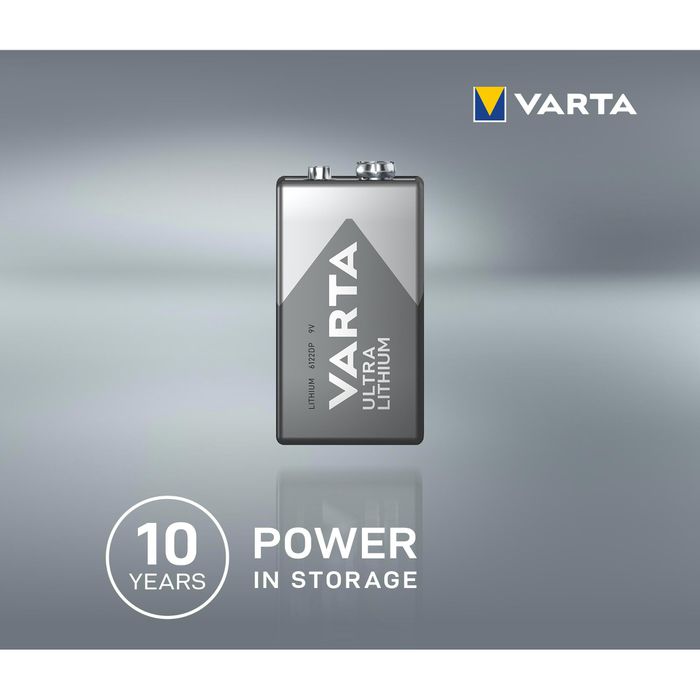Varta Batterien Ultra Lithium 9V, E-Block, 6LR61 - Böttcher AG