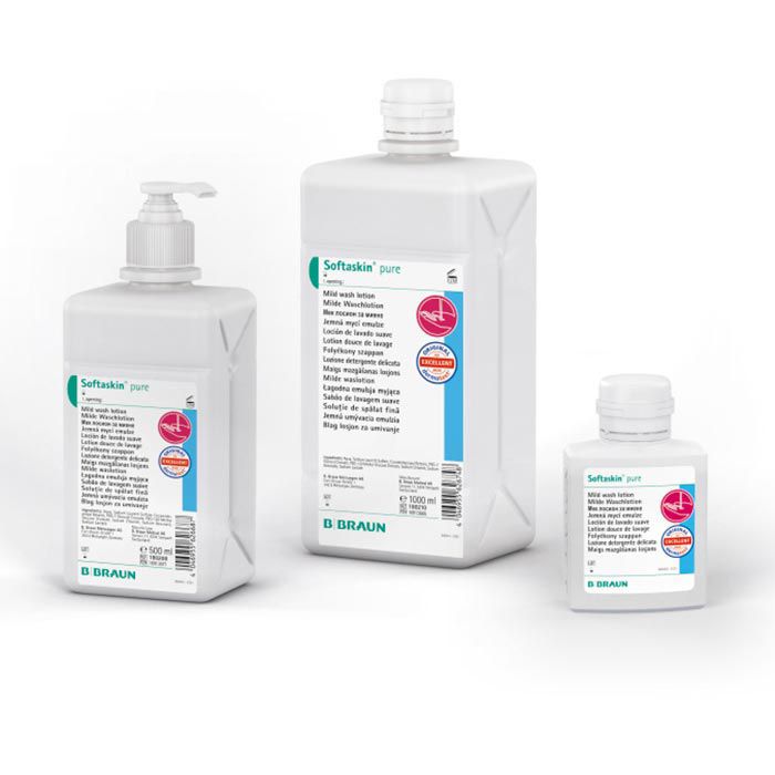 B.Braun Seife Softaskin pure Milde Waschlotion, Pumpspender, parfümfrei ...