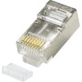 LogiLink Modularstecker MP0004, Cat5e, RJ45, geschirmt, zum Crimpen ...