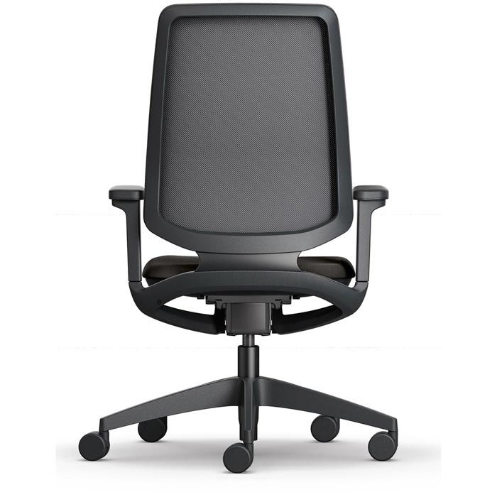 sedus Bürostuhl seflex, ef-122/003, schwarz / grau, Stoff / Netz ...