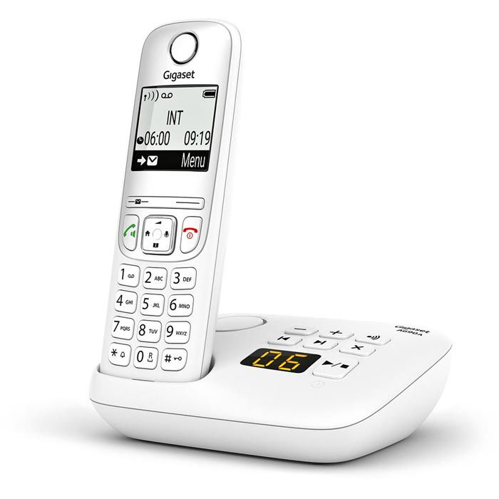 Gigaset Telefon A690A, weiß, schnurlos, mit Anrufbeantworter - Böttcher AG