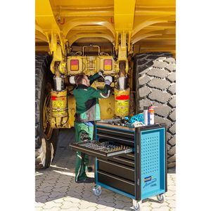 Hazet Werkzeugwagen Assistent 179NXL-8/321, 321-teilig, blau, 8 Schubladen, mit Werkzeug ...