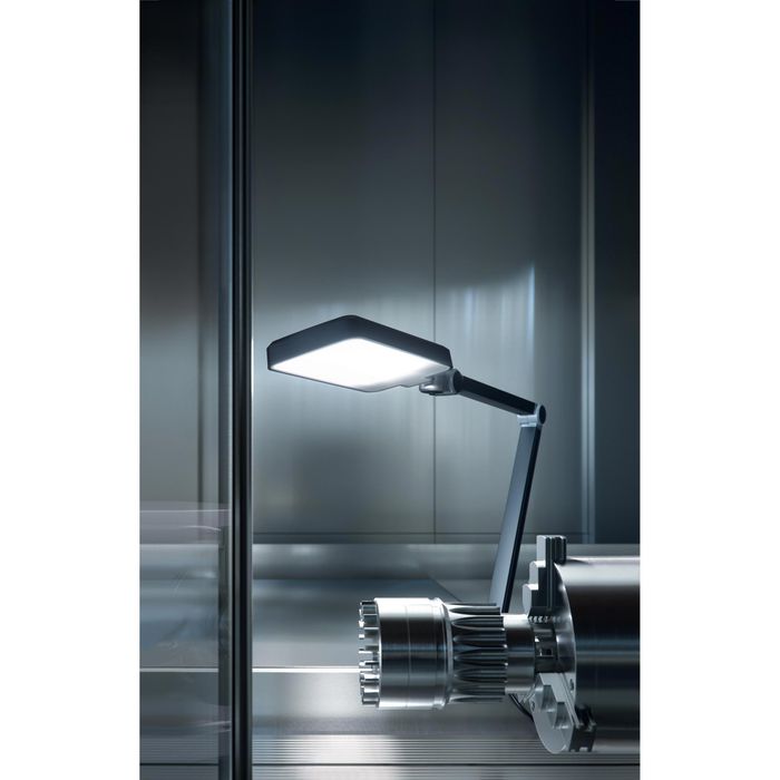 Waldmann Schreibtischlampe ROCIA.Planar RPD LED, 2-Arm, Maschinenleuchte - Böttcher AG