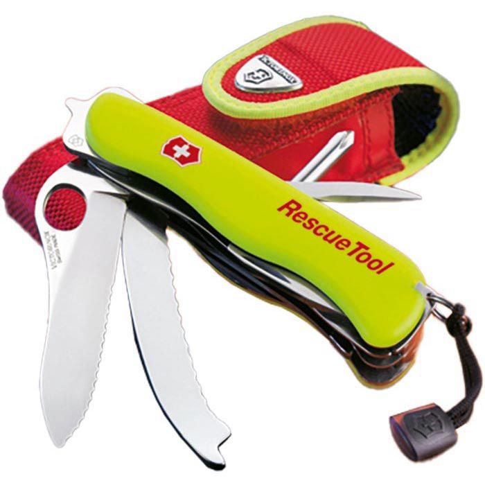 Victorinox Taschenmesser Rescue Tool 0.8623.MWN, gelb, 13 Funktionen ...