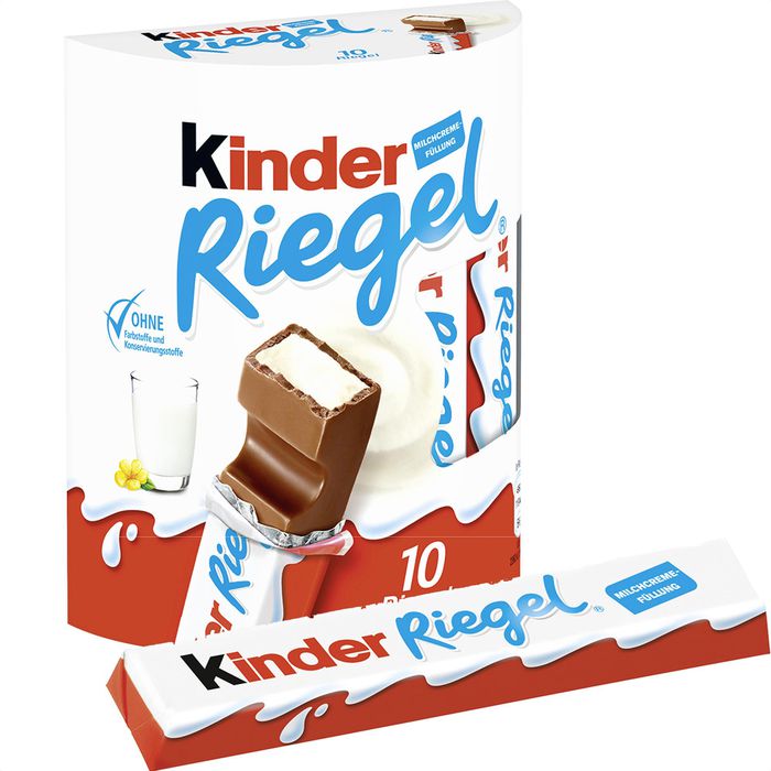 Kinder Riegel Schokolade, 10 Riegel - Böttcher AG