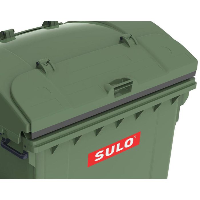 Sulo Müllcontainer Citybac 1100 Liter, grün, aus Kunststoff, mit Rädern ...