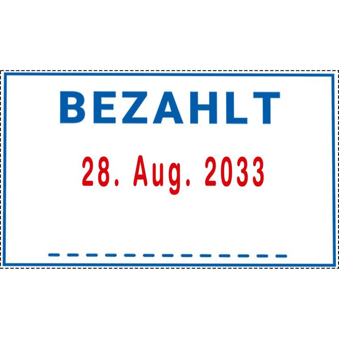 Stempel Bezahlt – günstig kaufen – Böttcher AG