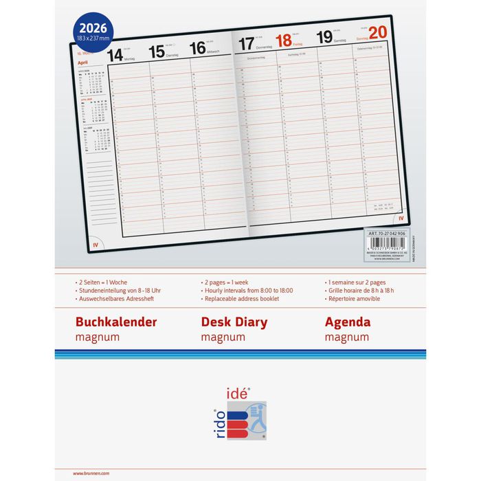 Buchkalender 2026 – günstig kaufen – Böttcher AG