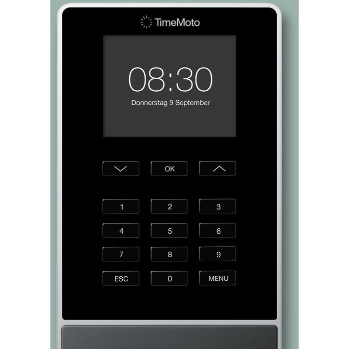 TimeMoto Zeiterfassungssystem TM-616, Terminal mit RFID WLAN, Cloud-Starterset - Böttcher AG