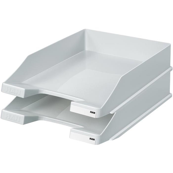 Han Briefablage 1027-x-11, Klassik, A4, lichtgrau, Kunststoff - Böttcher AG