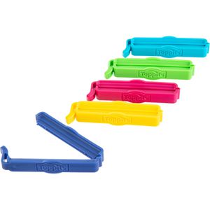 Toppits Verschlussclips Power-Klemmen, 7cm, Kunststoff, farbig sortiert ...