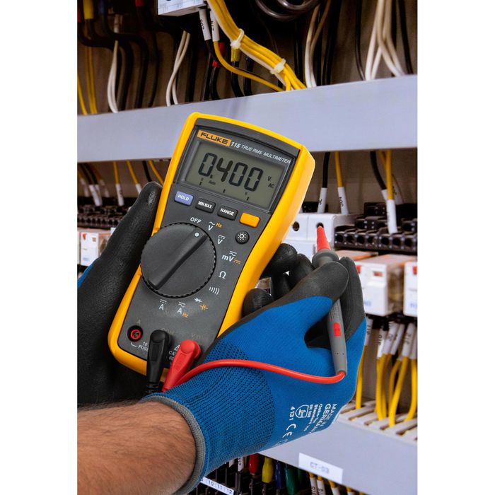 Fluke Multimeter 115 True RMS digital, Auto Range, CAT III 600V ...