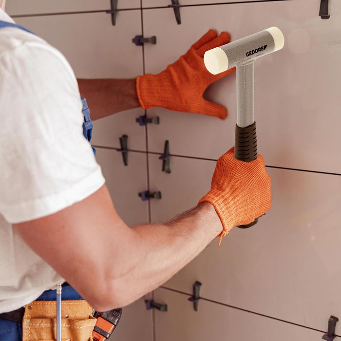 GEDORE Hammer 248 ST-40, Ø 40mm, Schonhammer, rückschlagfrei ...