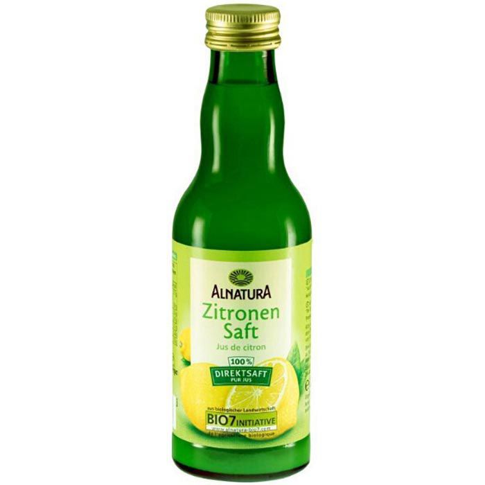 Alnatura Zitronensaft BIO, 200ml - Böttcher AG
