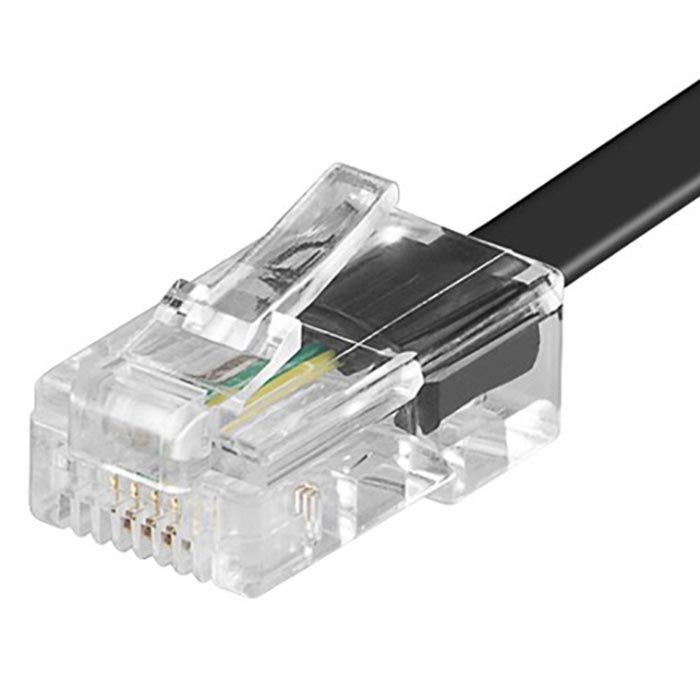 Goobay Telefonkabel 68530 Anschlusskabel, 3m, RJ45-Stecker / RJ11/RJ14 ...