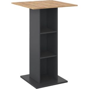 Vasagle Bartisch LBT91X, vintage,120 x 90 x 60cm (B/H/T), braun ...