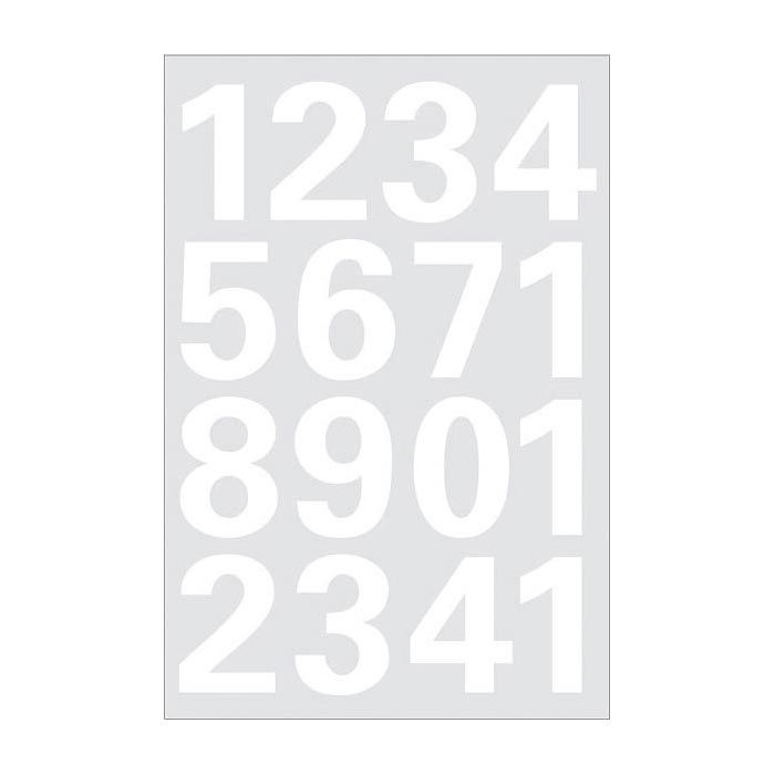 Klebezahlen weiß – günstig kaufen – Böttcher AG