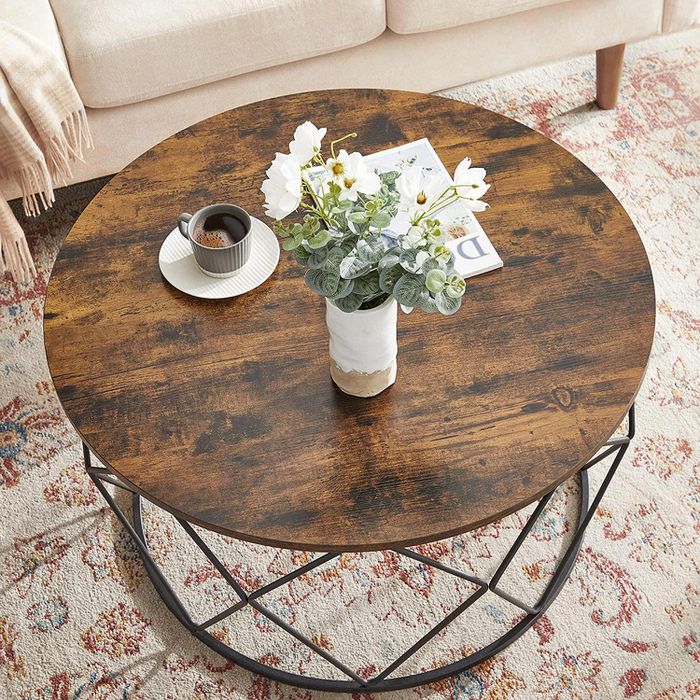 Spannende Vasagle Couchtisch Rund Ebenbild